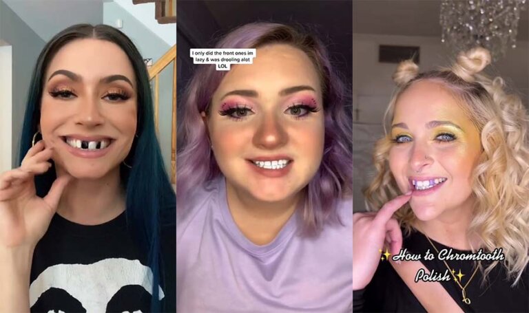 Chrom Tooth Polish Tiktok Viral Trend Explained, Safe or Not ...