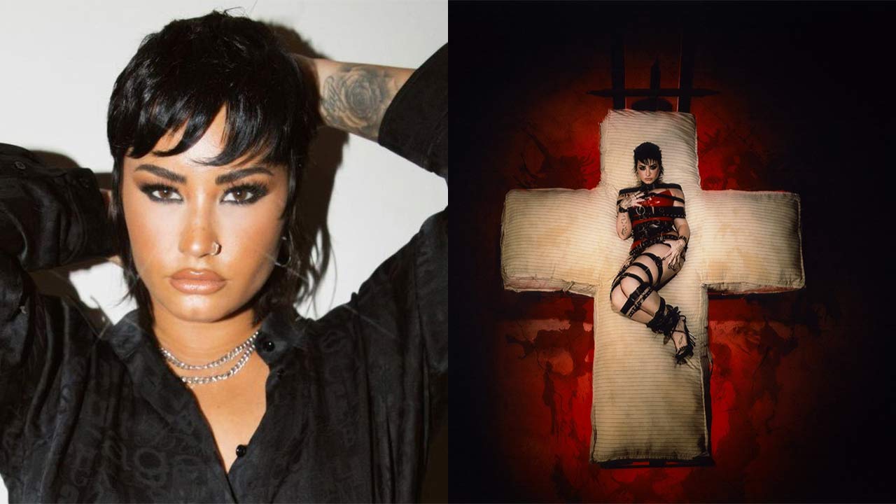 Demi Lovato's Holy Fvck Album Poster Banned In The Uk, Crucifix ...